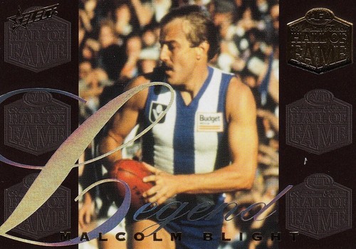 2018 SELECT AFL LEGACY HALL OF FAME LEGEND CARD LGD27 MALCOLM BLIGHT ...