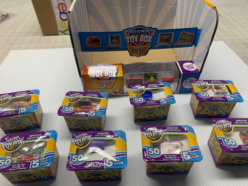 Micro Smallest Micro Toy Box Blind Box Series 1 Lot of 8 W/DISPLAY New ...