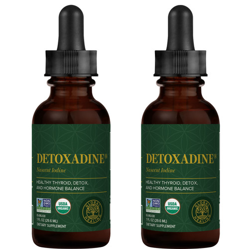 Global Healing Detoxadine, Organic Nascent Iodine Supplement 1950 mcg ...