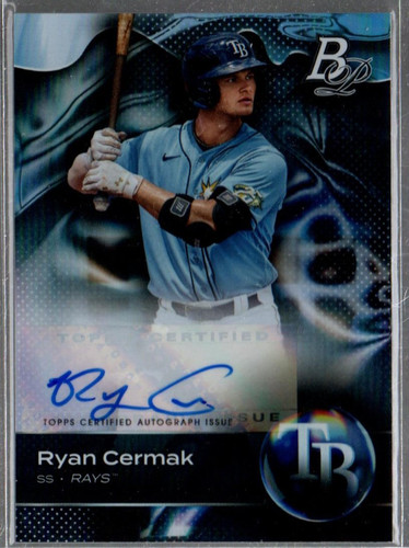 2023 Bowman Platinum Top Prospects Autographs #TOP74 Ryan Cermak Auto ...