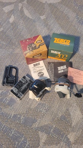 Vintage Zebco Fishing Reels 202 NEW Never Used w/Paper Work and Box | eBay