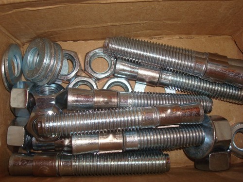 New Box of 10 Red Head Trubolt 5/8" x 4-1/4" Wedge Anchors 08530 | eBay