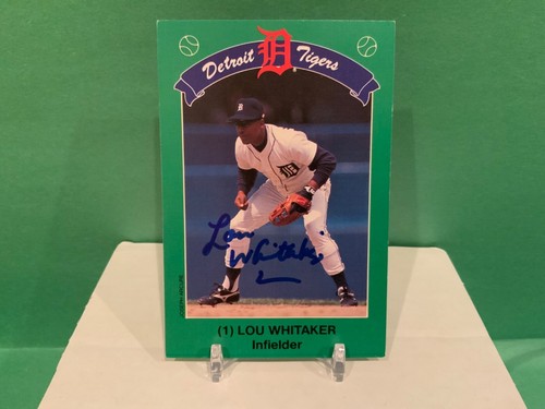 LOU WHITAKER AUTOGRAPHED CARD #1 -1990 | eBay