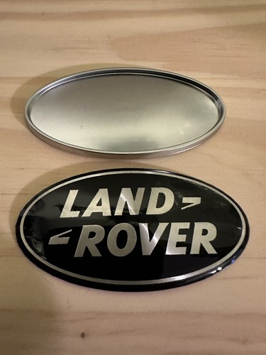 Range Rover L322 Tailgate Emblem Oval Badge Green & Silver Genuine Part ...
