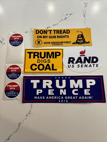 Lot Of 2016 Republican Bumper Stickers Trump MAGA | eBay