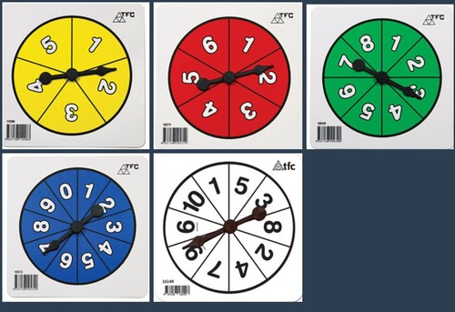 Spinner Numbers 5 to 10 Set of 5 | eBay Australia