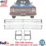 Chrome Grille For GMC Pickup 85-87 Blazer Suburban Jimmy V3500 R1500 ...