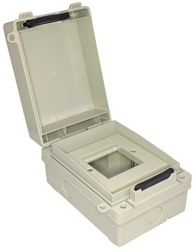 ENCLOSURE, WEATHERPROOF COMMUNICATIONS, PANEL MOUNT, IP RATING IP65 ...