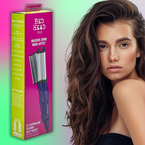 Bed Head TIGI Tourmaline Wave Artist Deep Waver Combat Frizz NIB ...