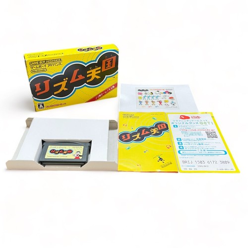 Rhythm Tengoku GBA Gameboy Advance with Manual and Stickers Japanese ...