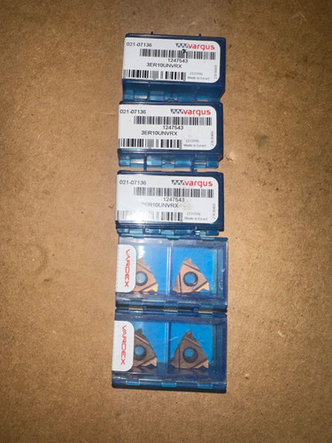 VARDEX CARBIDE INSERTS QTY 10 3IR G60 RX | eBay