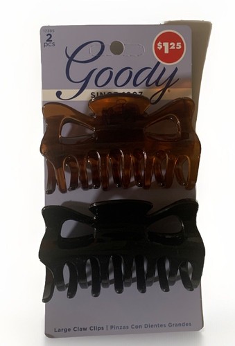 Goody Large Claw Clips ( 4 pieces ) Hair Jaw clip Women girls hair 3 ...