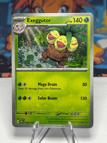 Exeggutor - (Normal) 002/131 SV: Prismatic Evolutions (PRE) | eBay
