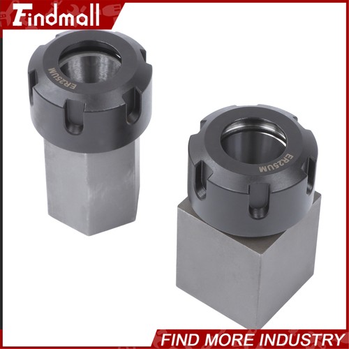 Findmall ER-25 Hex and Square Collet Block Set for Milling Machine ...