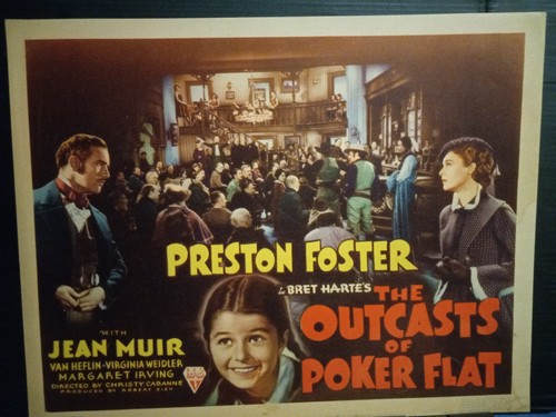 Title Card 1939 THE OUTCASTS OF POKER FLAT Preston Foster Jean Muir ...