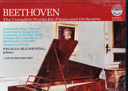 EVEREST - BLUMENTAL -BEETHOVEN - COMPL. WORKS FOR PIANO & ORCHESTRA ...