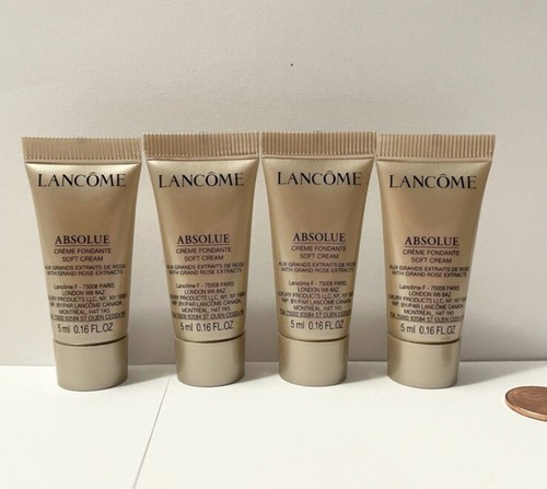 4x Lancome ABSOLUE Absolute Soft Cream with Grand Rose Extracts 5 ml/0. ...