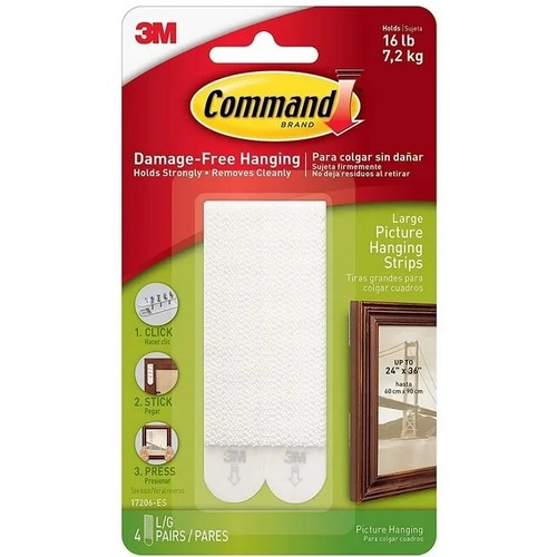 Command Picture Frame Hanging Strips 20 Pairs Heavy Duty Holds 16 lbs 6 ...