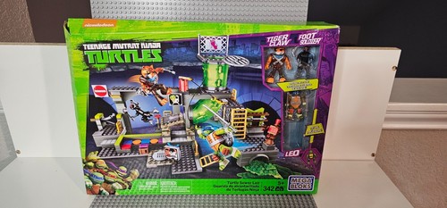 Mega Bloks Teenage Mutant Ninja Turtles Turtle Sewer Lair Sealed ...