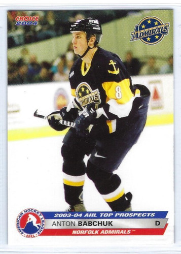 2003-04 AHL Top Prospects #1 Anton Babchuk | eBay