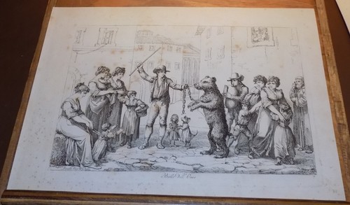 1809 Italian Pastime Activities / DANCE OF THE BEAR, ENTERTAINMENT ...
