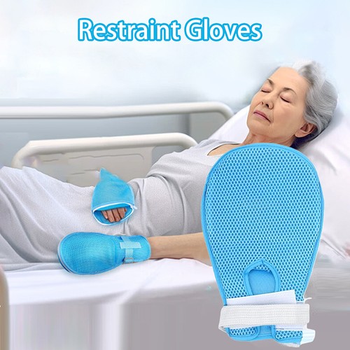 Hand Control Dementia Anti-Scratch Wrist Zipper Style Fixation ...