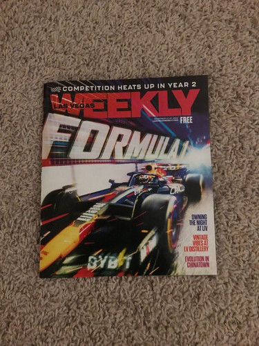 LAS VEGAS WEEKLY MAGAZINE. FORMULA 1 ISSUE NEW (11- 21-27/ 2024) | eBay