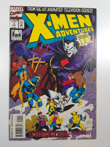 X-Men Adventures #1 Season 2 1994 Vol 2 Direct Fox Animated Series ...