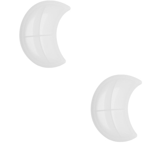 2 pcs DIY Silicone Mold Crystal Epoxy Storage Plate Mold Ornament ...