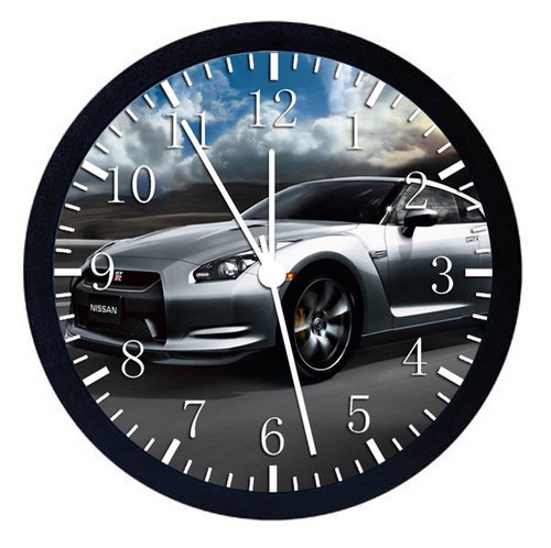 Nissan GTR Super Car Black Frame Wall Clock W89 | eBay