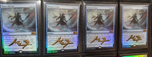 MTG 4 X FOIL NEXUS OF FATE SHADOW SIGNED BY ARTIST BUY A BOX PROMO | eBay