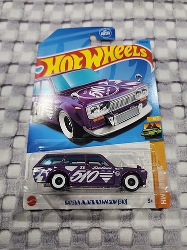 Hot Wheels Datsun Bluebird wagon 510 Purple #235 235/250 - 2023 HW ...