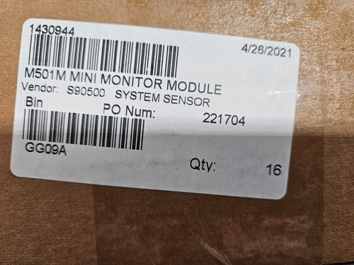 1 Mini Monitor Module, System Sensor #M501M | eBay
