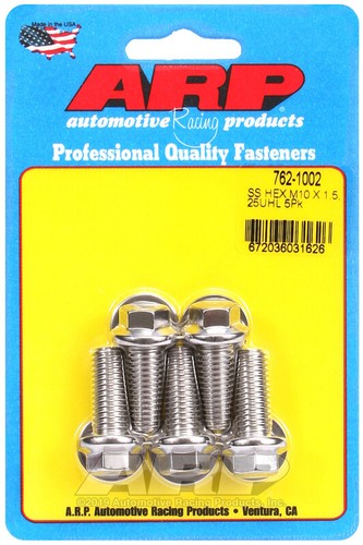 ARP 762-1002 M10 X 1.50 X 25 Hex SS Bolts | eBay Australia