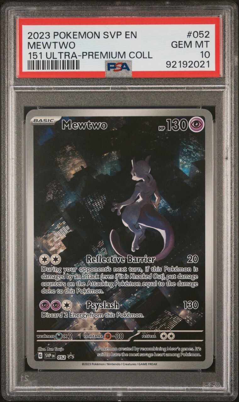 Mewtwo 2023 Scarlet & Violet: Black Star Promo #SVP052 151 Ultra ...