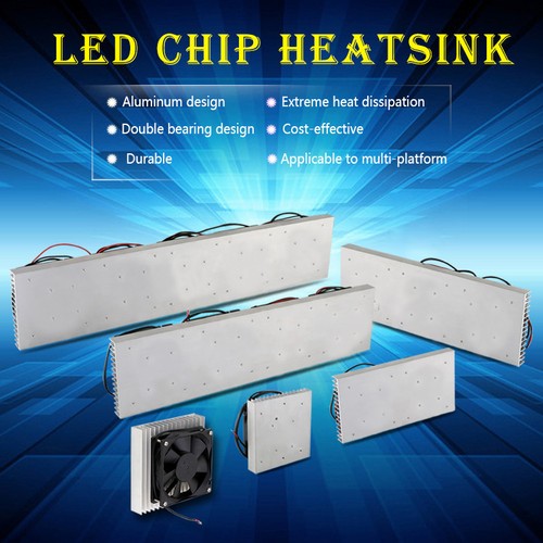 50W 100W 200W 300W 600W LED aluminum Heatsink radiator with fan led ...