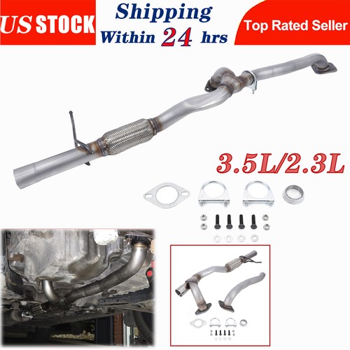 Front Flex Exhaust Y-Pipe For Ford Flex & Explorer 3.5L 2.3L 2011-2017 ...