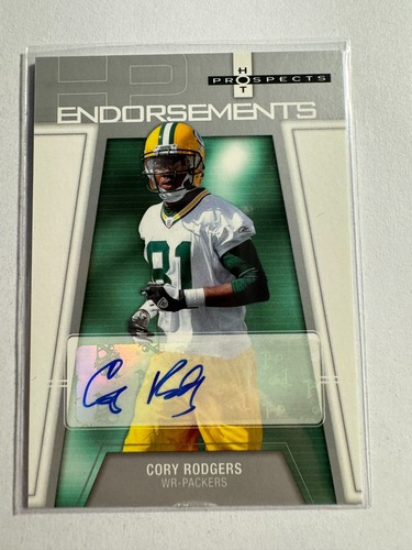 K133,275 - 2006 Hot Prospects Endorsements #HPCR Cory Rodgers Auto | eBay