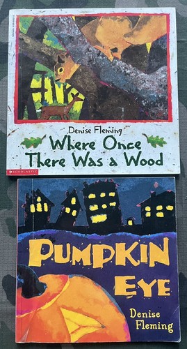 Denise Fleming Pumpkin Eye/Where Once There Was A Woods Book Lot of 2 ...