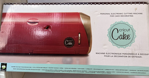 Cricut Cake Machine Red Full Size CCA001 with Cartridge, Cutting Mats ...
