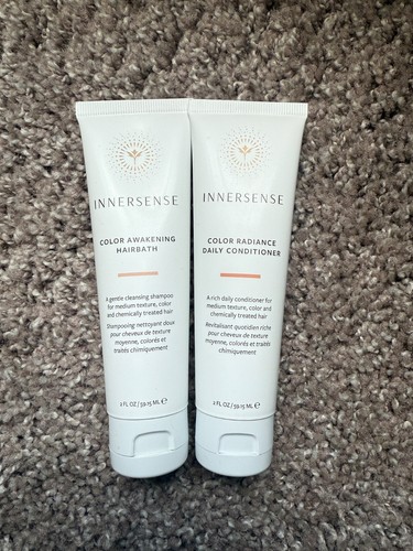 Innersense Color Awakening Hairbath & Radiance Conditioner 2 oz each ...
