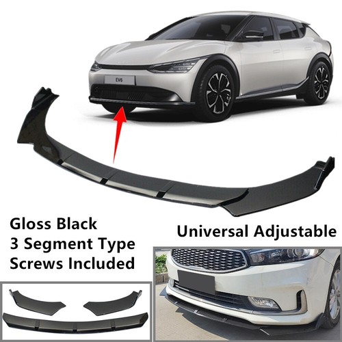 Universal 3 Segment Fit For Kia EV6 2022-2024 Front Bumper Lip Splitter ...