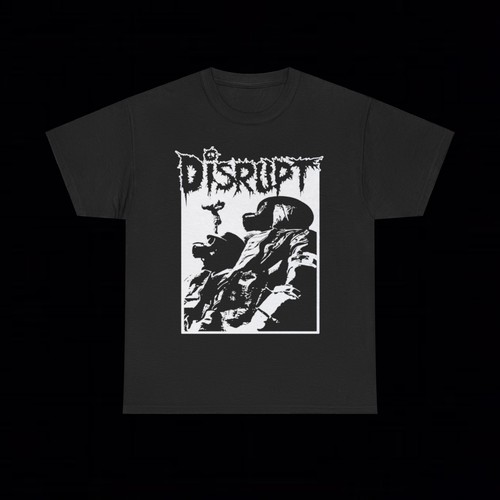 Disrupt T Shirt grindcore crust punk gore mince death metal dystopia ...