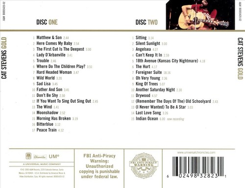 CAT STEVENS - GOLD NEW CD 602498328231| eBay