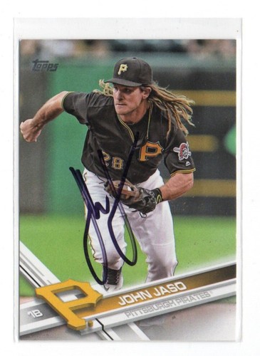 JOHN JASO PITTSBURGH PIRATES 2017 TOPPS IP/TTM AUTOGRAPH AUTO | eBay