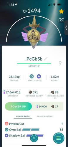 Pokémon GO 2016 Account Level 71 (PERFECT for PVP) | eBay
