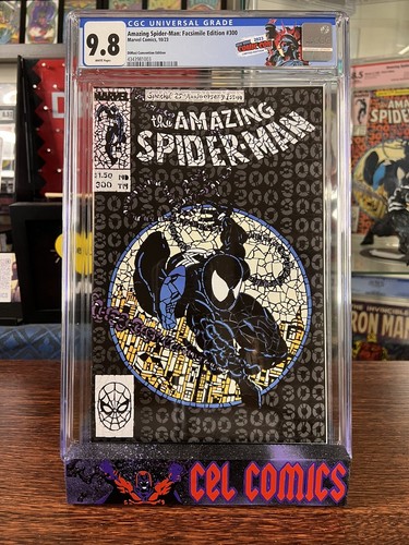 Amazing Spider-Man #300 CGC 9.8 Graded NYCC 2023 Black Shattered ...