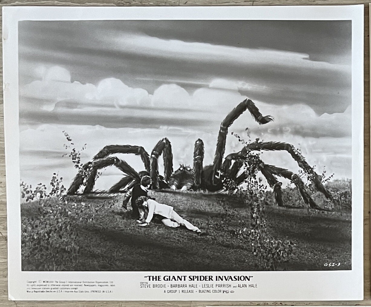GIANT SPIDER INVASION -75- HORROR - BARBARA HALE - ORIG 8X10 NMT STILL ...