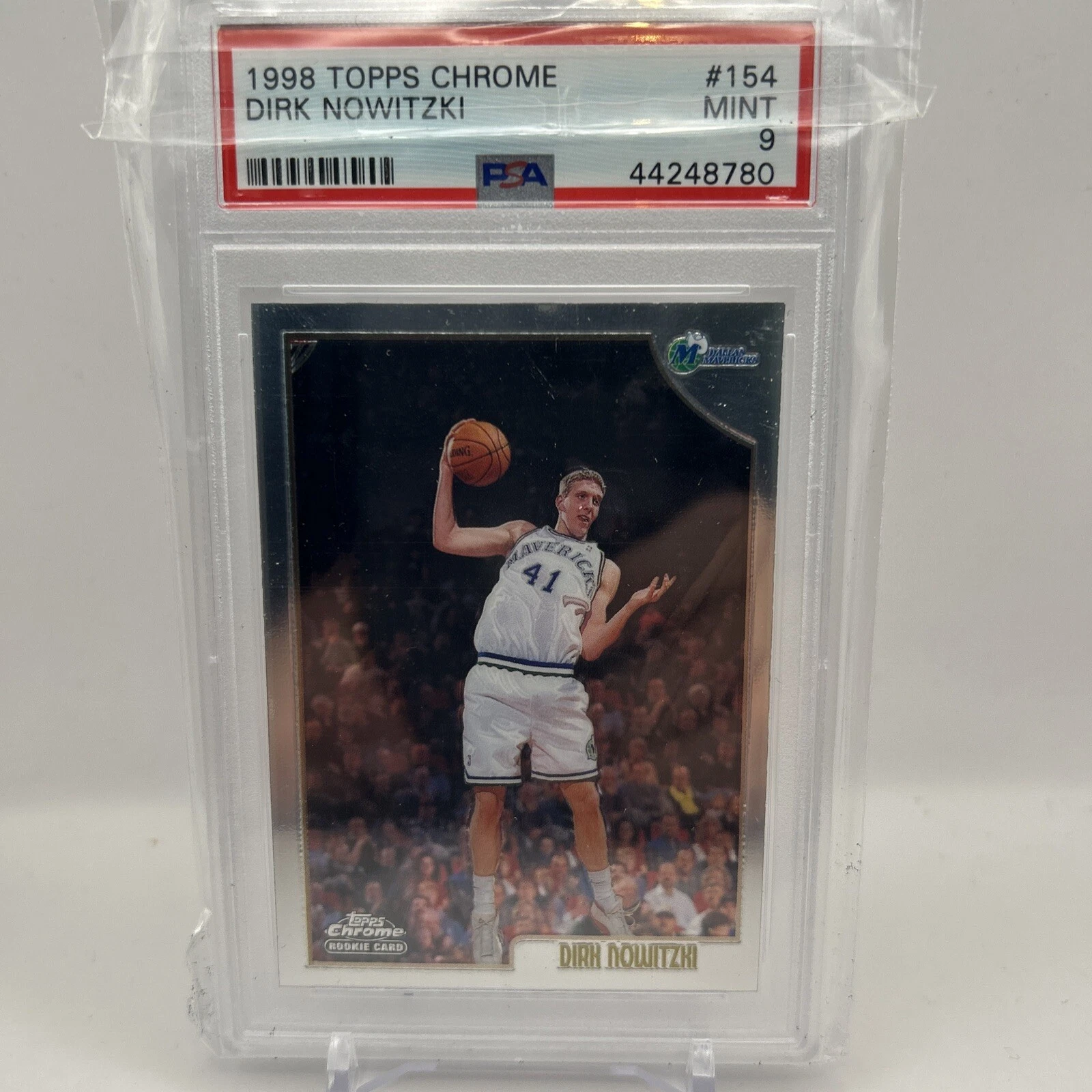 Dirk Nowitzki 1998 Topps Chrome #154 Base Price Guide - Sports Card ...