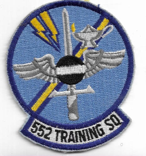 USAF PATCH 552 TRAINING SQUADRON US AIR FORCE SQUADRON PATCH | eBay